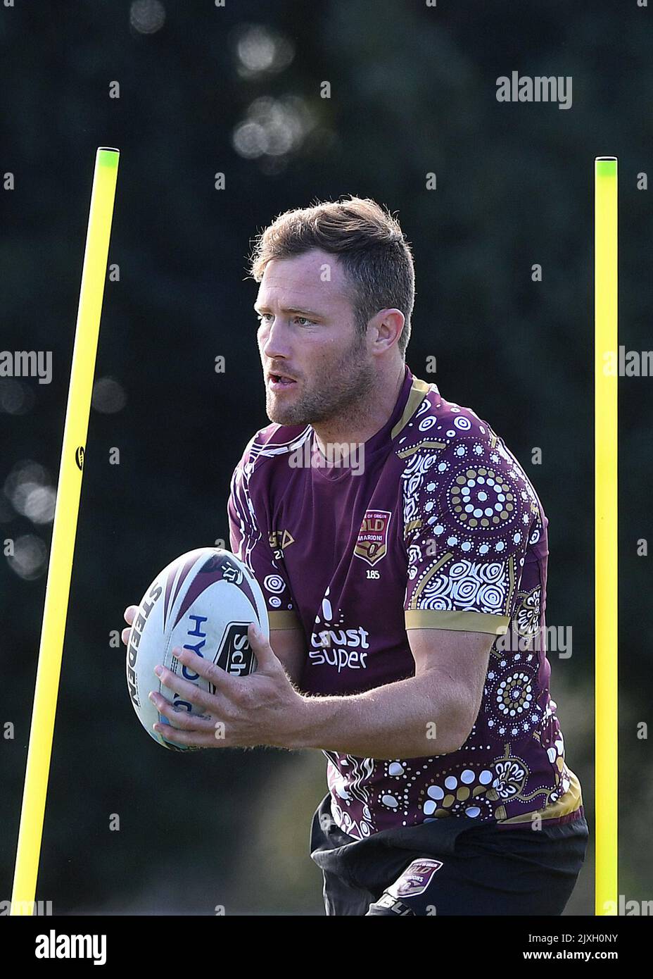 Gavin Cooper during the Queensland State of Origin team training ...