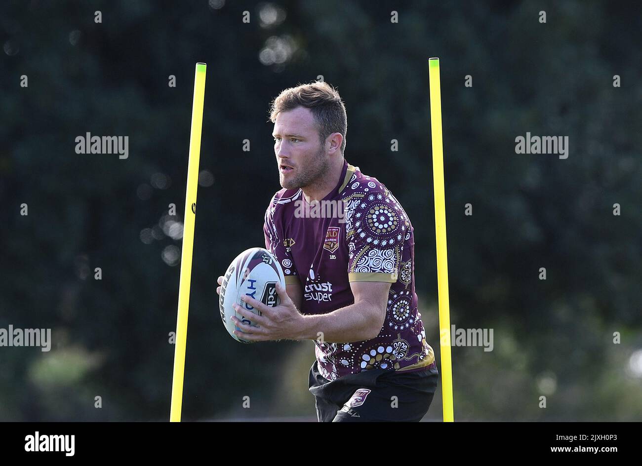 Gavin Cooper during the Queensland State of Origin team training ...