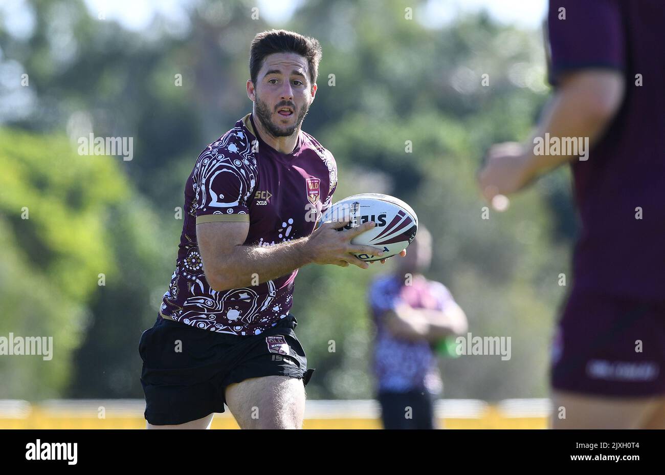 Ben Hunt during the Queensland State of Origin team training session at ...