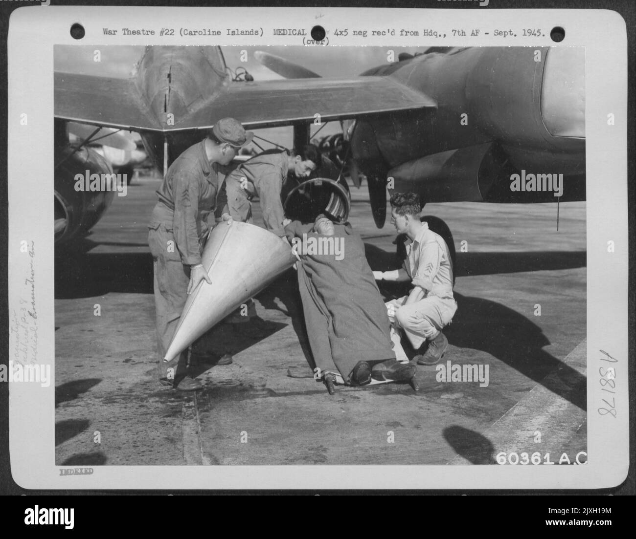 Demonstration Photo Of The New P-38 Gas Tank Ambulance, Designed For ...