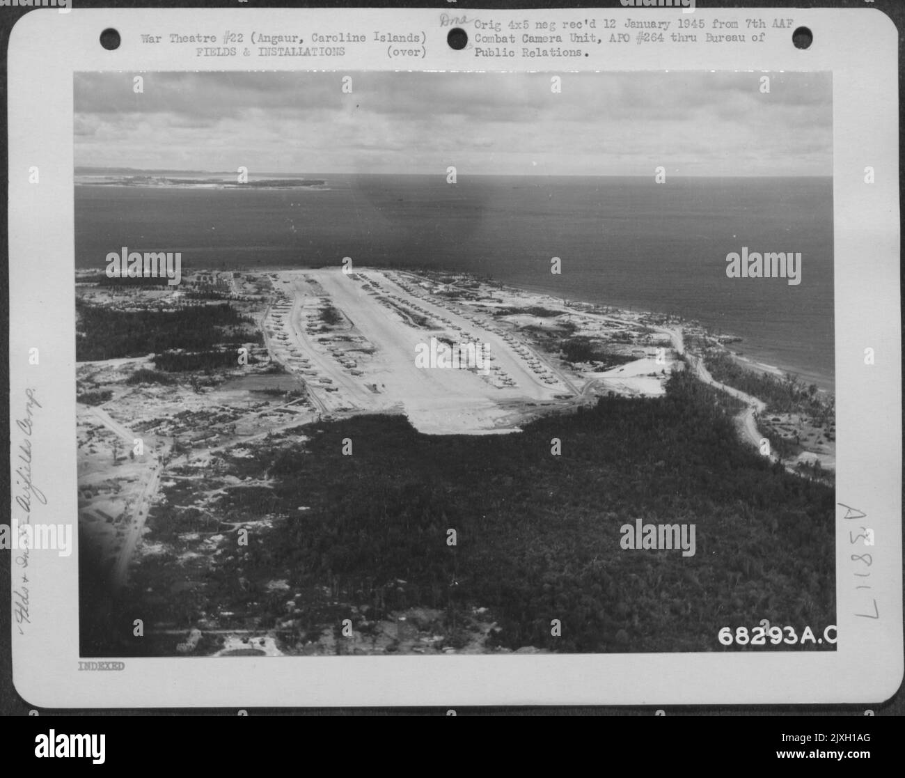 Over One Hundred Bombers Can Be Seen On The Strip In This Low Oblique ...