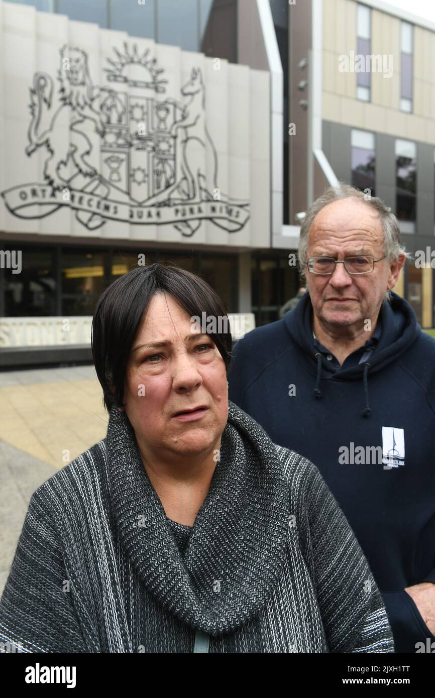 Jurina Hickson, the mother of Lauren Hickson, leaves the Parramatta ...