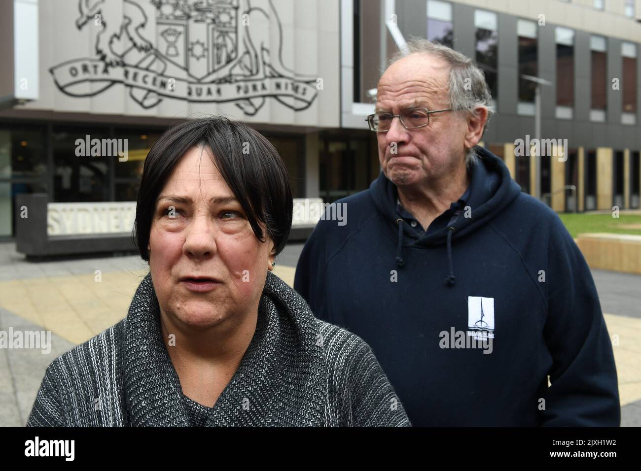 Jurina Hickson, the mother of Lauren Hickson, leaves the Parramatta ...