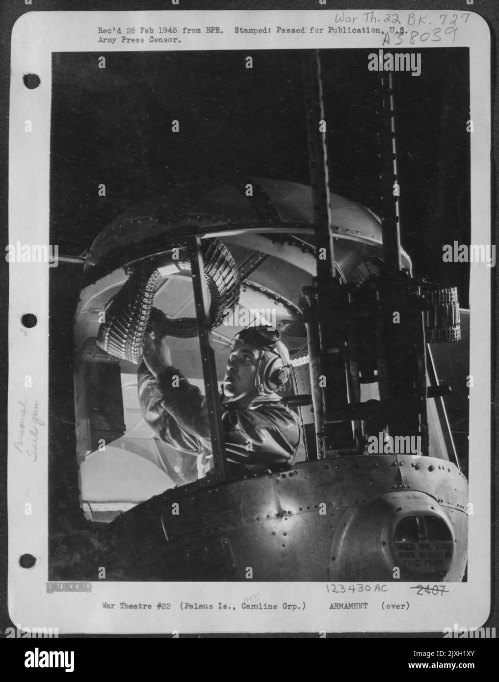 Palaus Islands -- S/Sgt. Joseph (Trigger Joe) Simoes Of Fall River ...