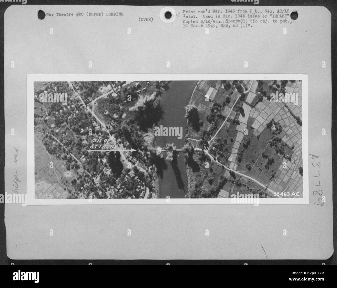 Prize Exhibit Of The Burma Azon Bombers Is This Strike Photo Showing ...