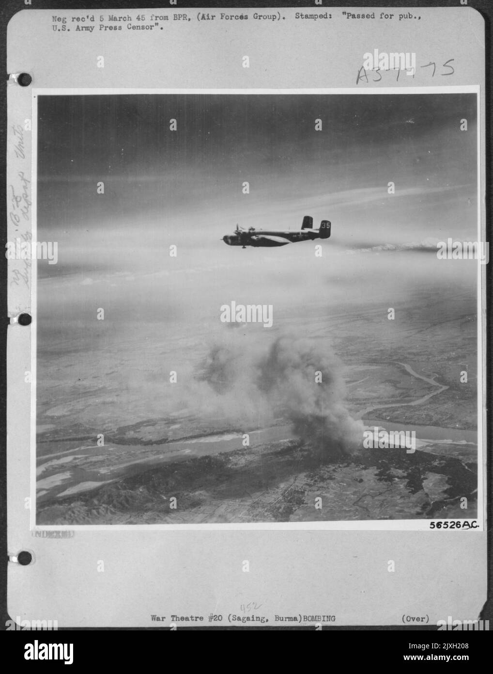 A U.S. Army Air Forces North American B-25 Of The Twelfth Bombardment ...