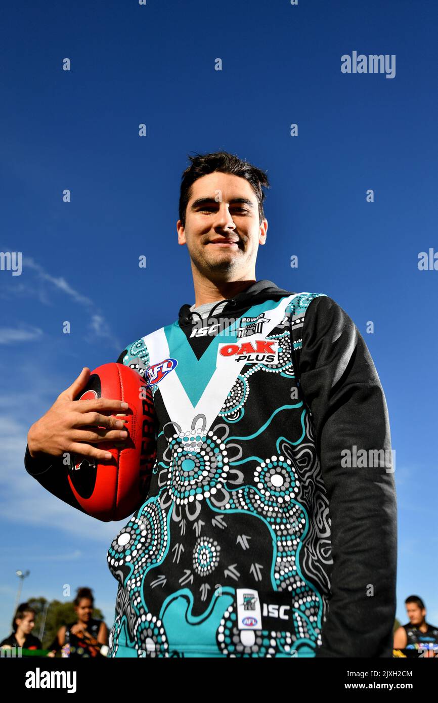 Chad Wingard of the Power poses for a portrait at the Aboriginal Power ...