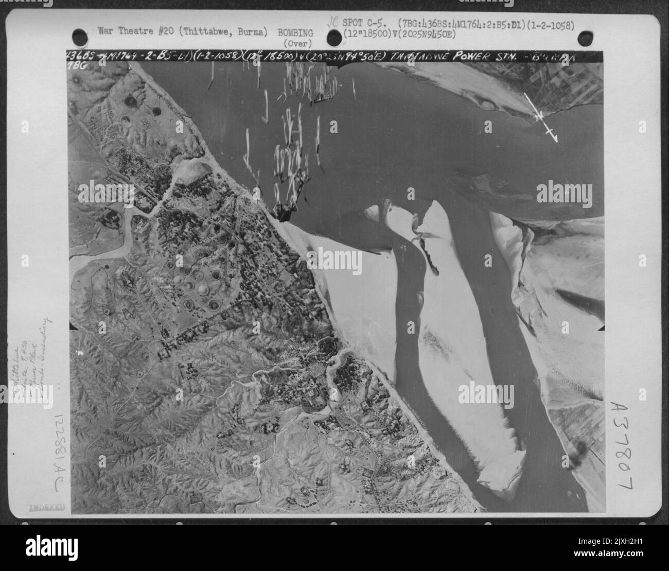 Incendiary Bombs Dropped By Planes Of The 7Th Bomb Group, 436Th Bomb ...