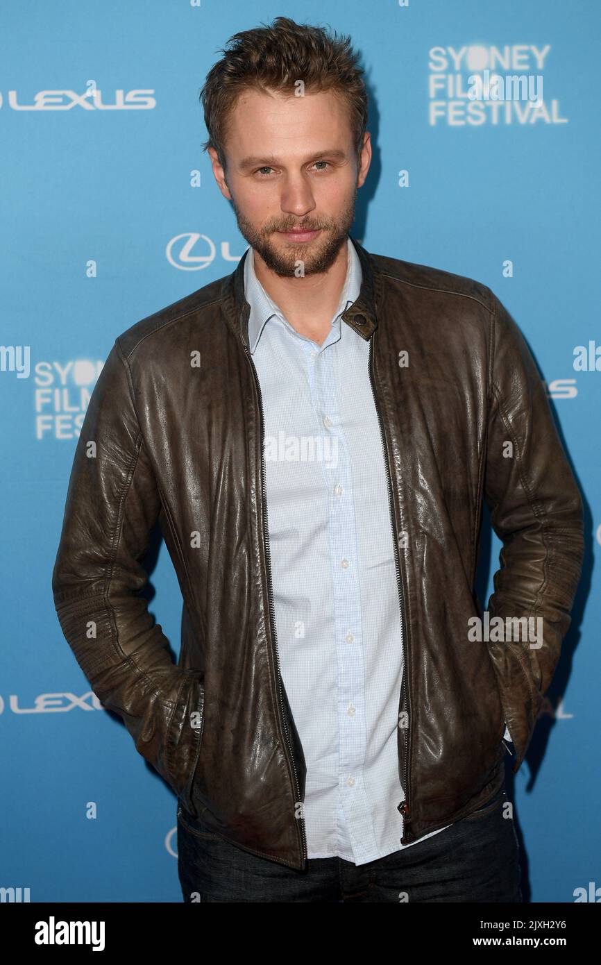 Australian actor Matt Levett arrives at the opening night of the Sydney ...