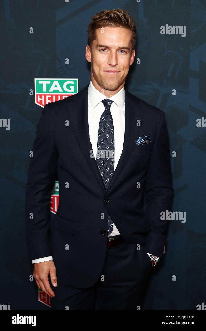 Matt Suleau poses for a photograph during a TAG Heuer event at the ...