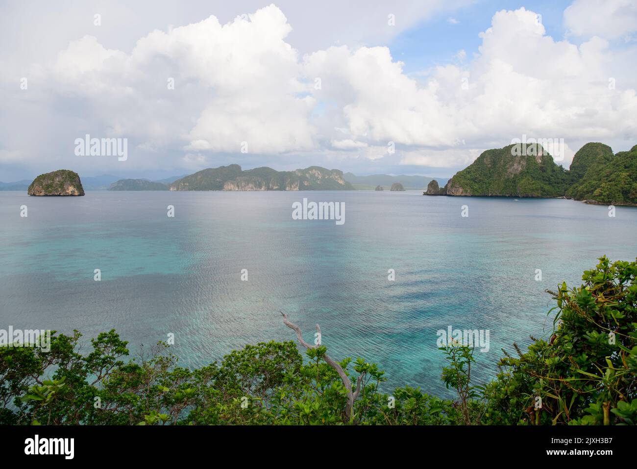 Filipinas escénica, Palawan - El Nido island hopping tour vista de la ...