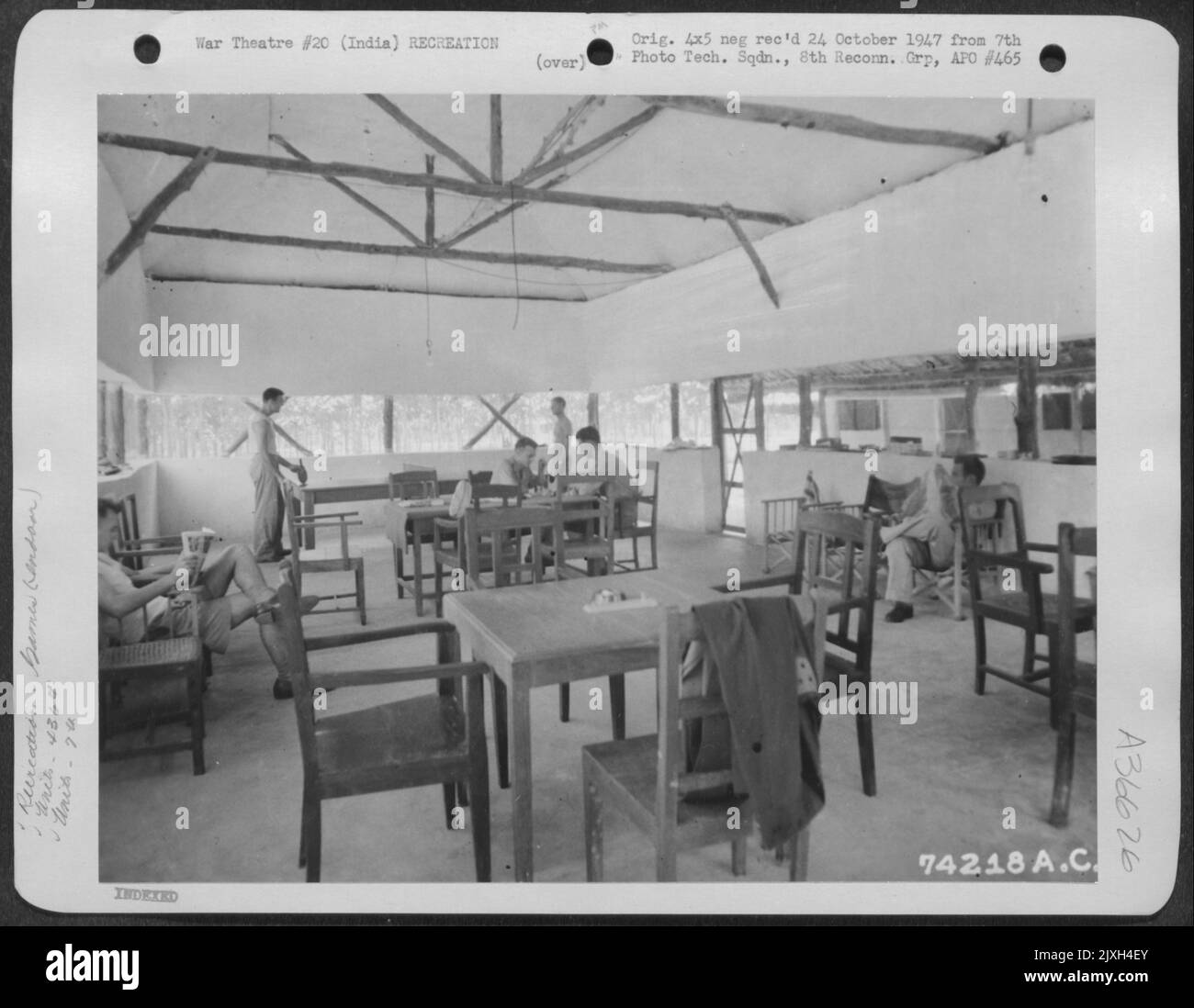 Officers Of The 436Th Bomb Squadron, 7Th Bomb Group, Relax In Their ...