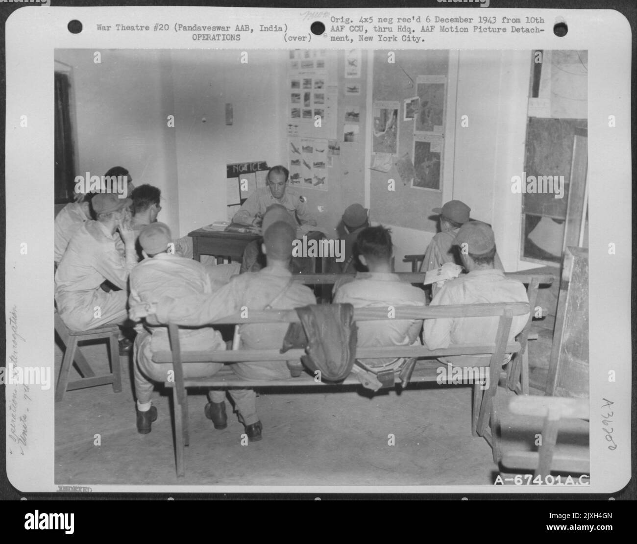 Combat Crews Of The 7Th Bomb Group, Stationed At Pandaveswar Army Air ...