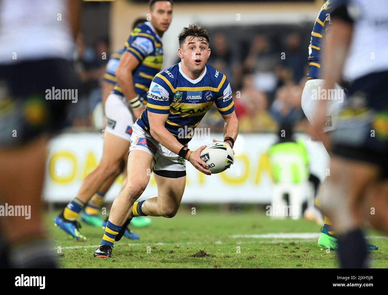 Reed Mahoney of the Eels in action during the Round 14 NRL match ...