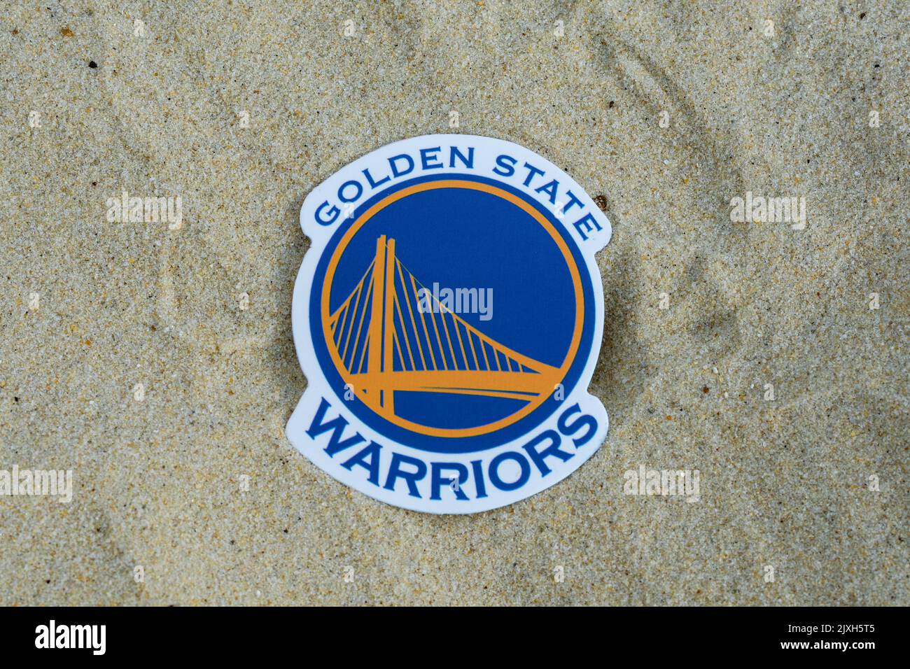 September 15, 2021, Moscow, Russia. The emblem of the Golden State ...