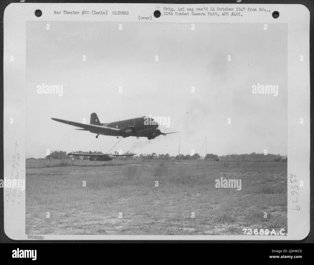 A Douglas C-47 Tow Plane, In One Of The Most Delicate Air Operations ...