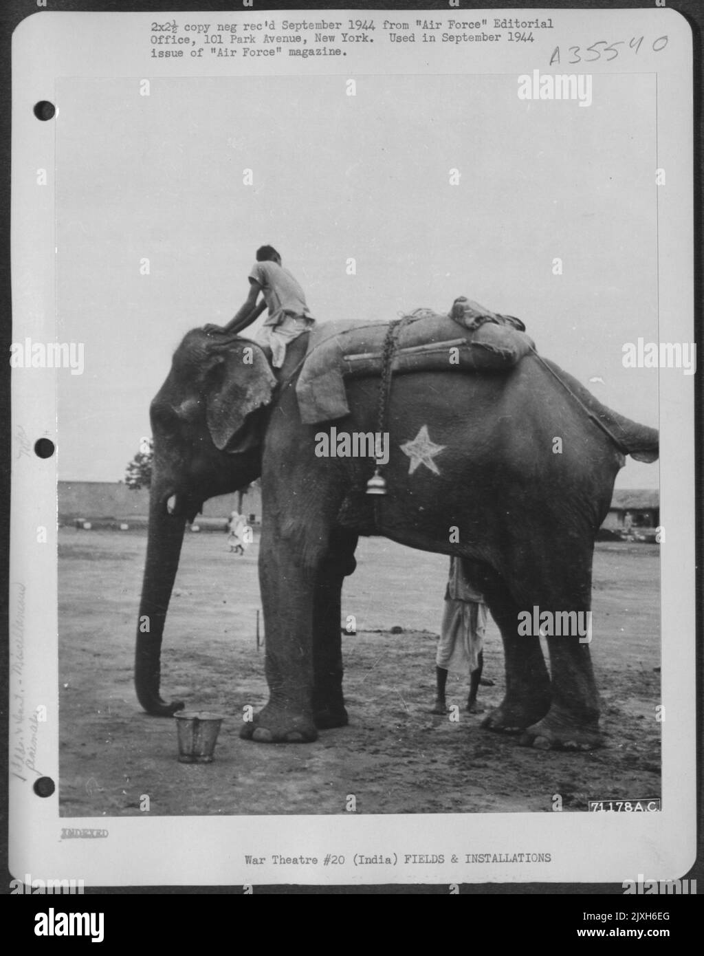Indian Bases Were Built With Native Labor And Transporation. Army Insignia Adds Gi Touch To The ...