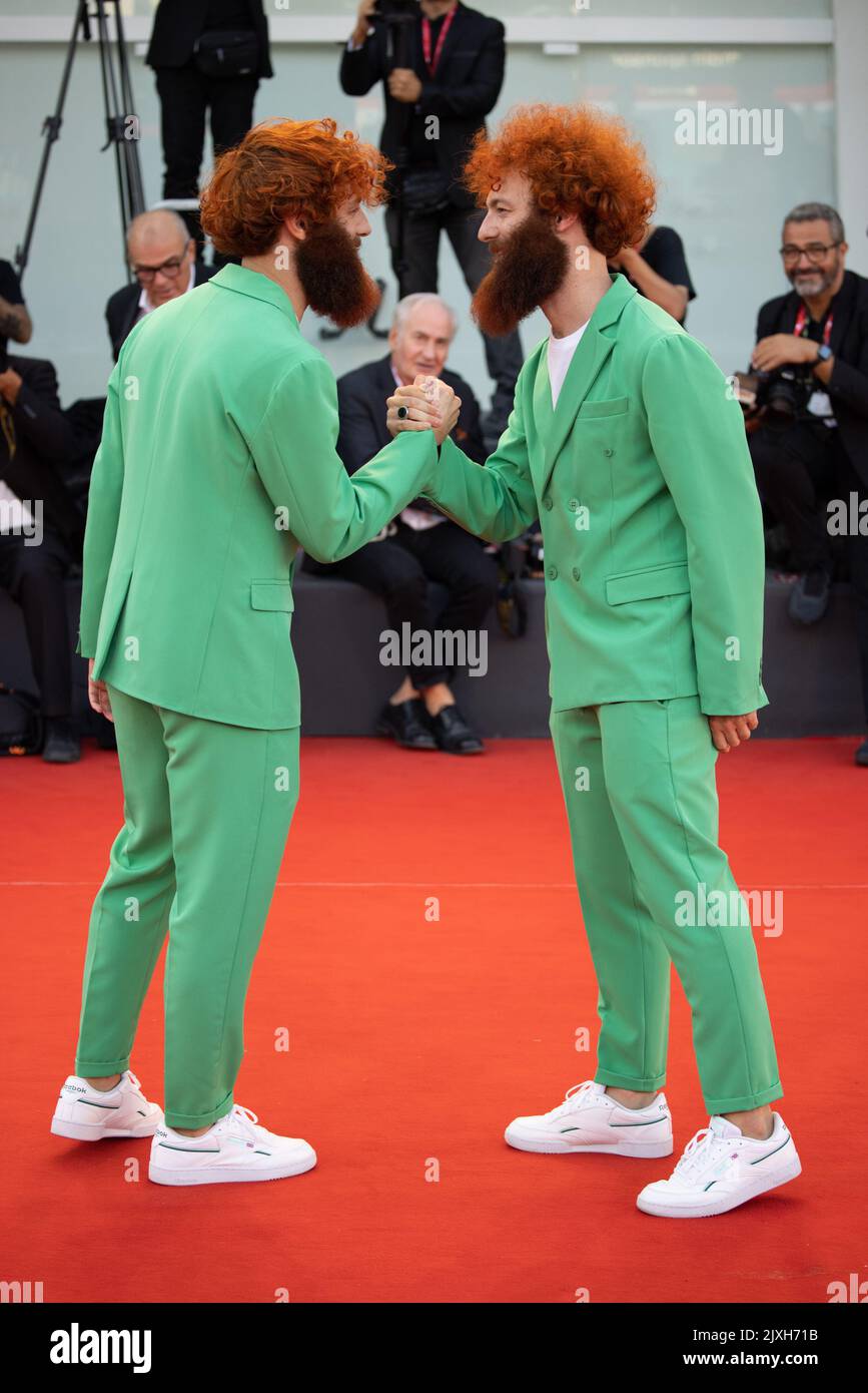 Fabrizio Salvatori and Valerio Salvatori attend the "Il Signore Delle ...