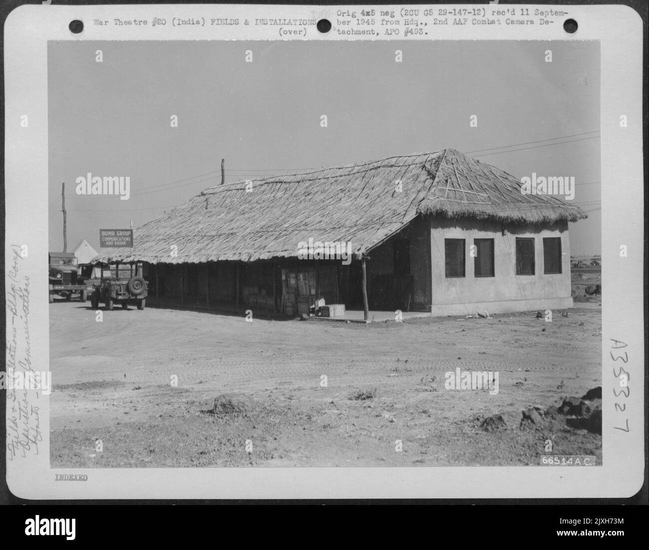 Communication And Radio Building Of The 468Th Bomb Group At A 20Th ...