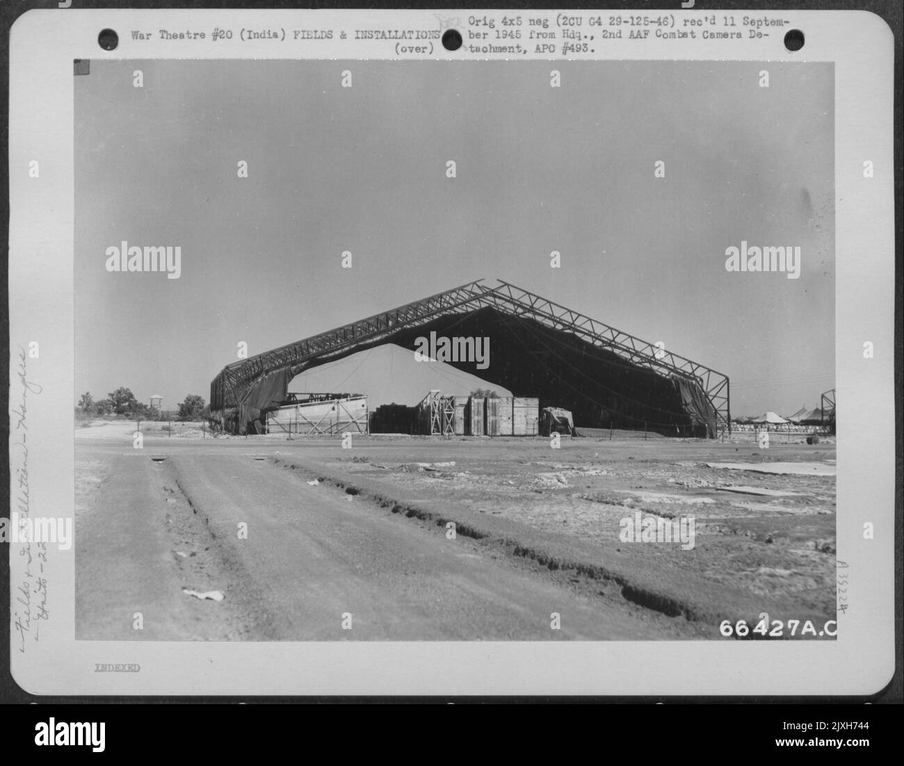 View Of Portable Hangar Which Is Part Of The 22Nd Air Depot'S Group Of ...