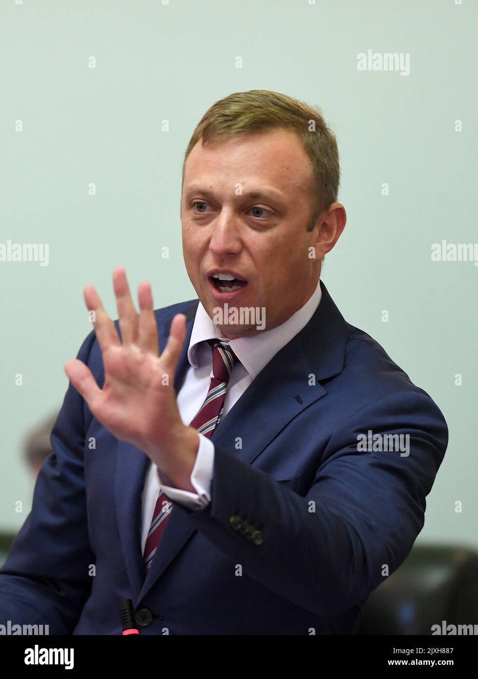 Queensland Minister for Health and Ambulance Services Steven Miles ...