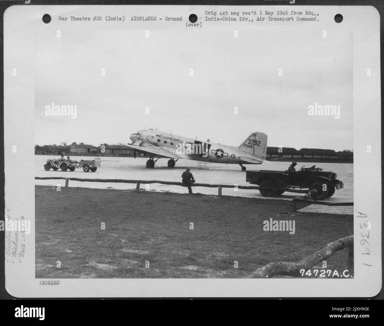 Douglas C-47 "Assam Air Lines" Of The 1337Th Aaf Base Unit, Air ...