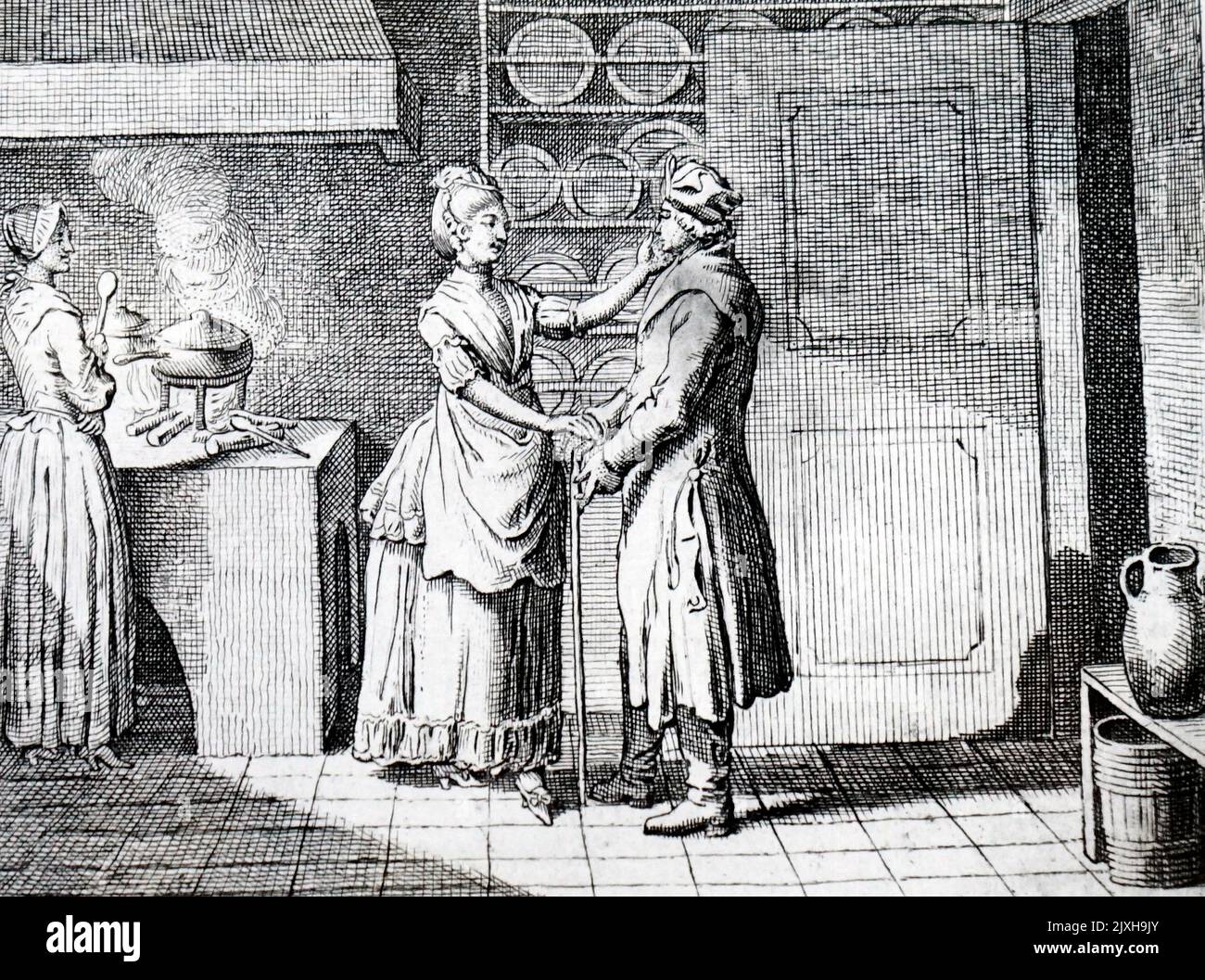 18th century kitchen maid hi-res stock photography and images - Alamy