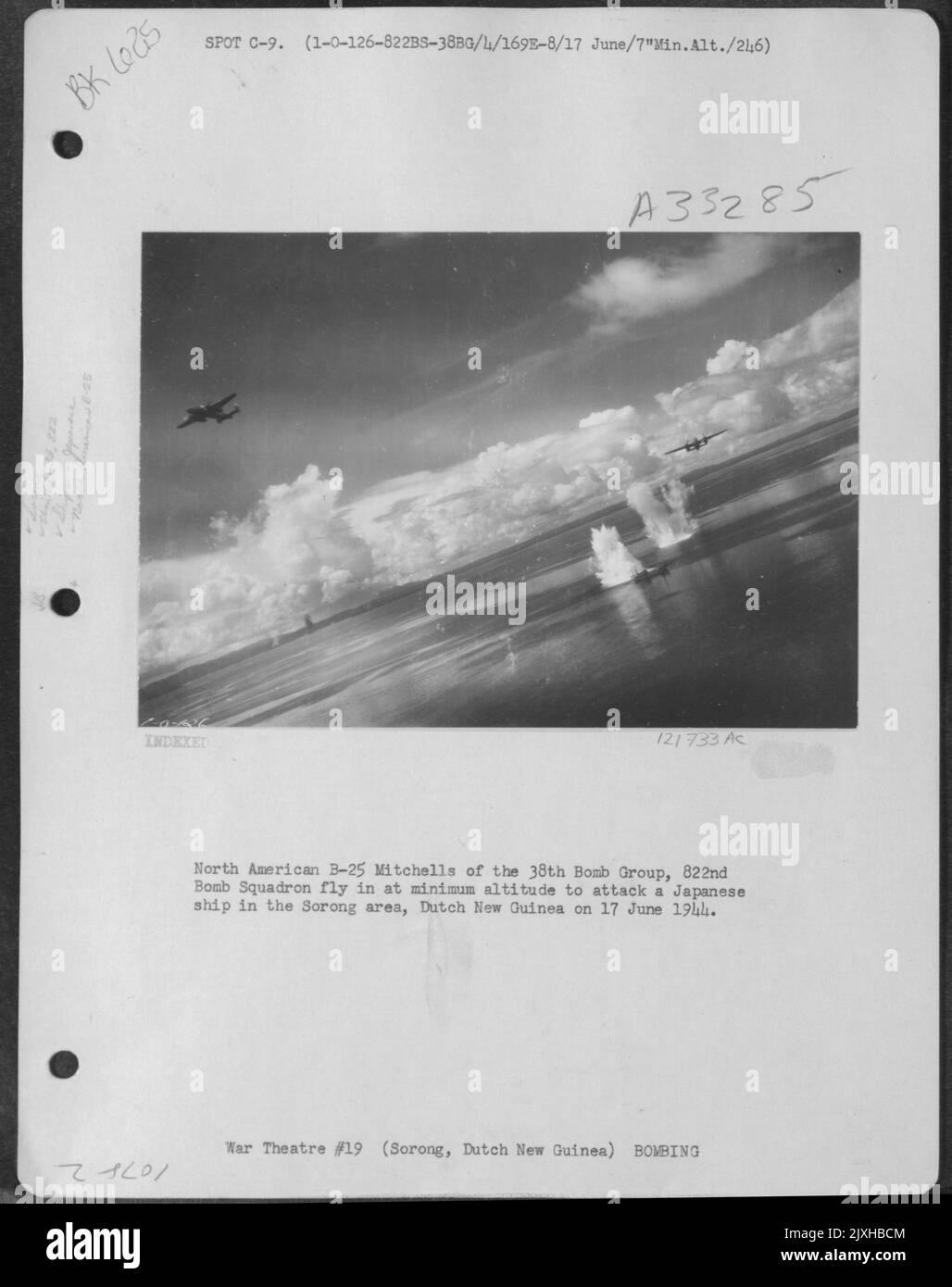 North American B-25 Mitchells Of The 38Th Bomb Group, 822Nd Bomb ...