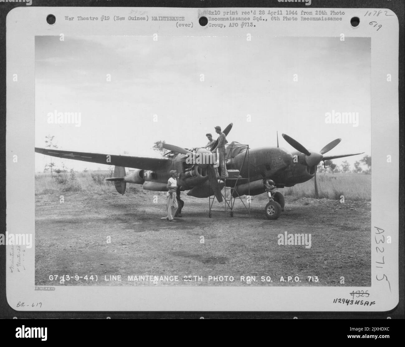 Maintenance Men Overhaul A Lockheed F-5A Of The 35Th Photo ...