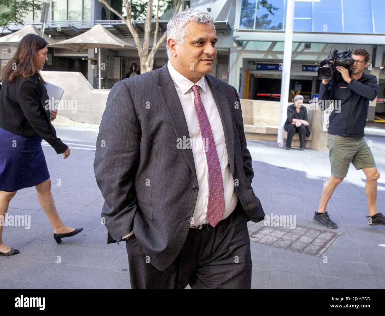 Lawyer Sam Iskander leaves the Commonwealth Law Courts in Brisbane ...