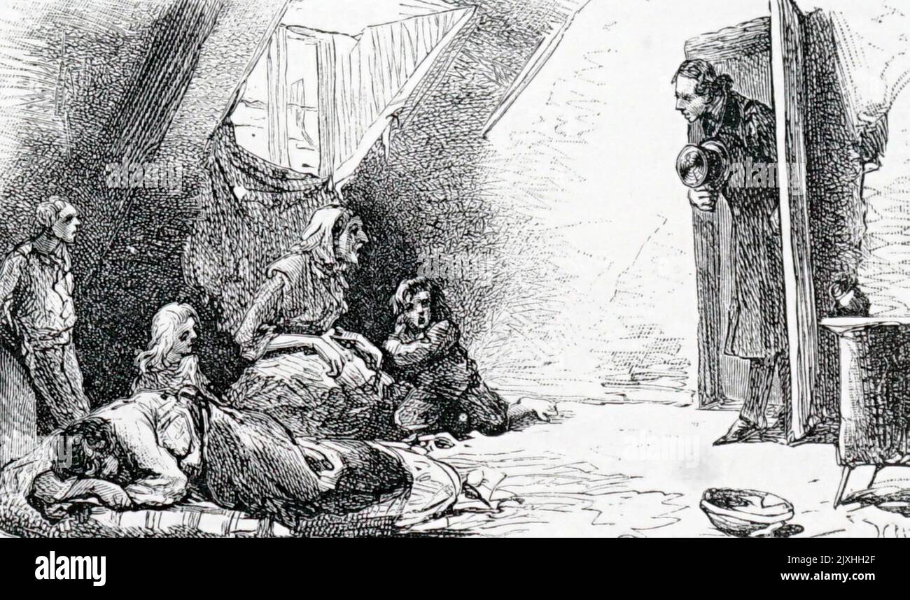 Poverty family 19th century hi-res stock photography and images - Alamy