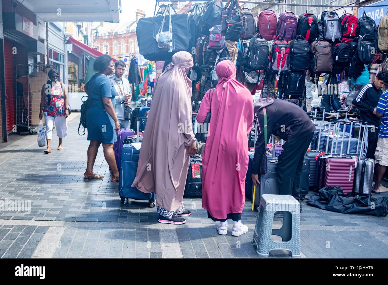 London- August 2022: Electric Avenue, a famous multicultural street in ...
