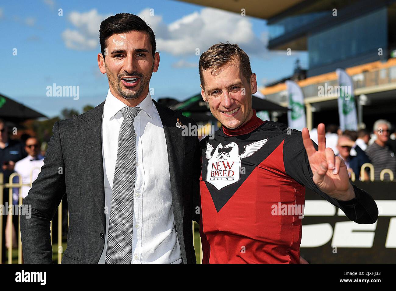 Jockey Blake Shinn (left Stock Photo - Alamy