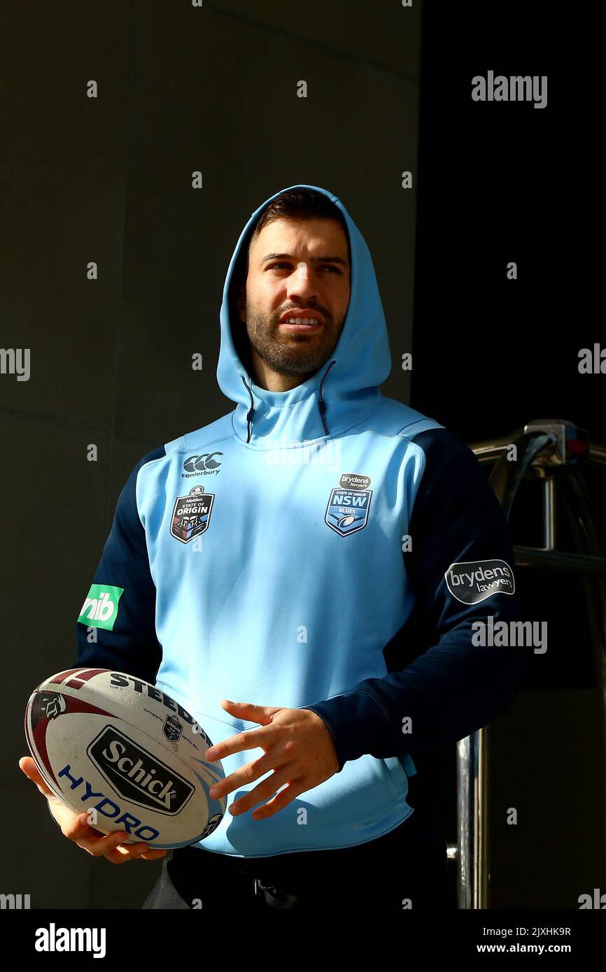 James Tedesco of the NSW Blues poses for a photo during a team walk at ...
