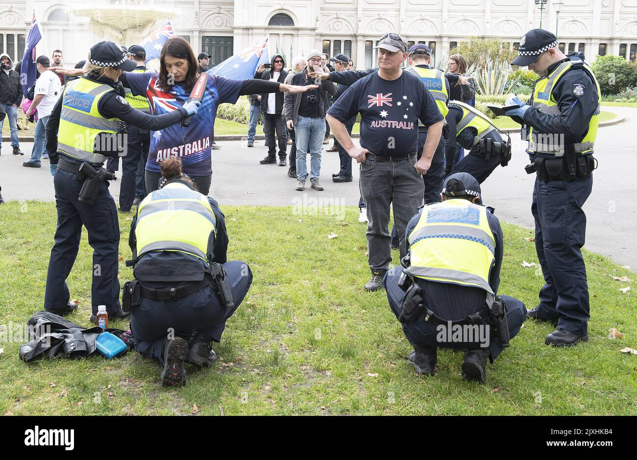 Police search members of the True Blue Crew before the True Blue Crew ... Police search members of the True Blue Crew before the True Blue Crew ...