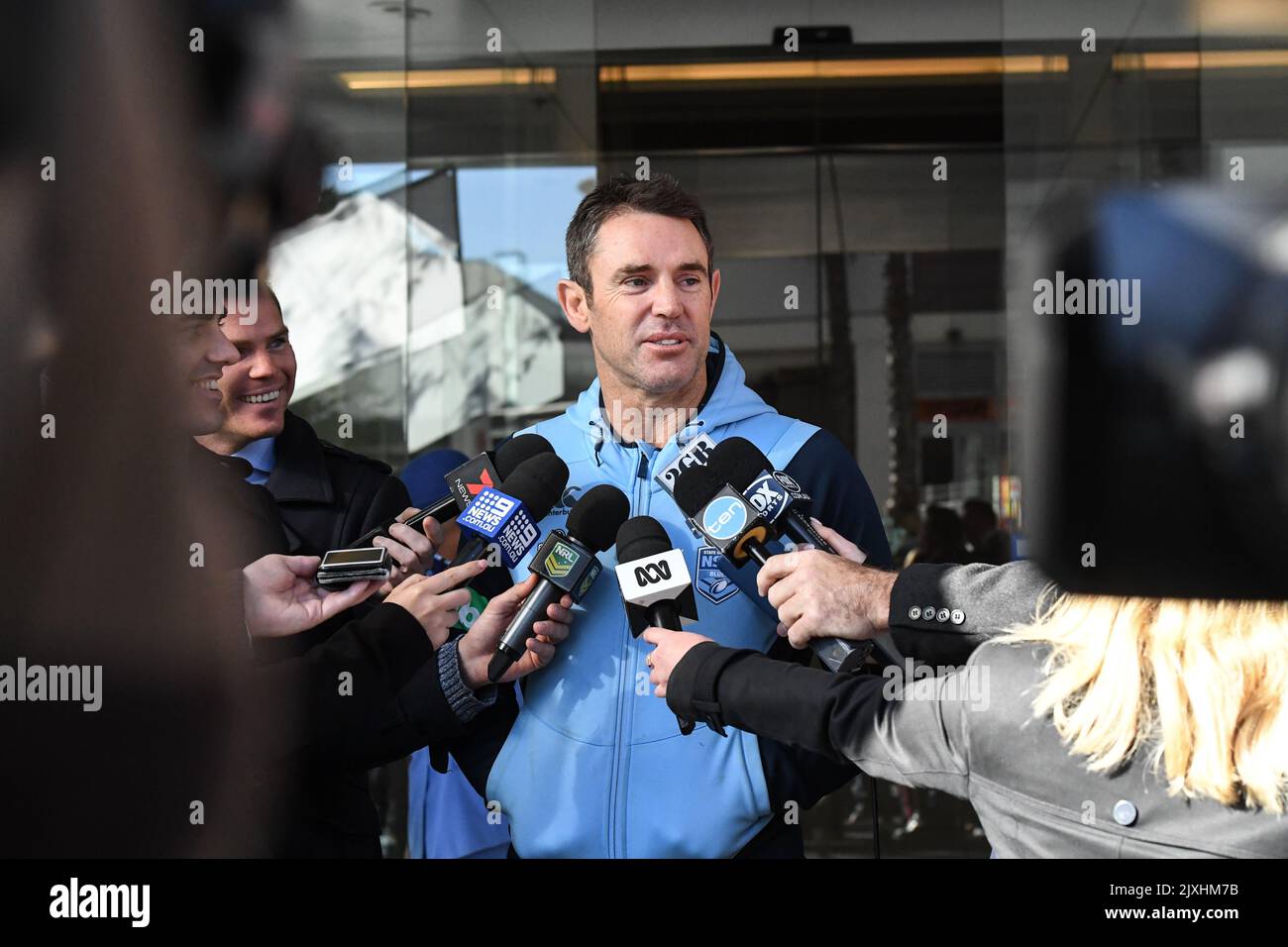 NSW Blues State of Origin coach Brad Fittler speaks to media following ...