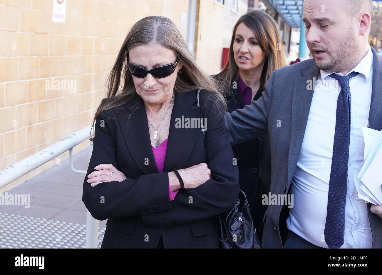 Nursing home employee Dana Maree Gray leaves Burwood Local Court ...