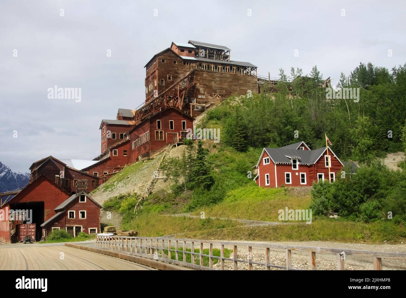 Kennecott, also known as Kennicott and Kennecott Mines, is an abandoned ...