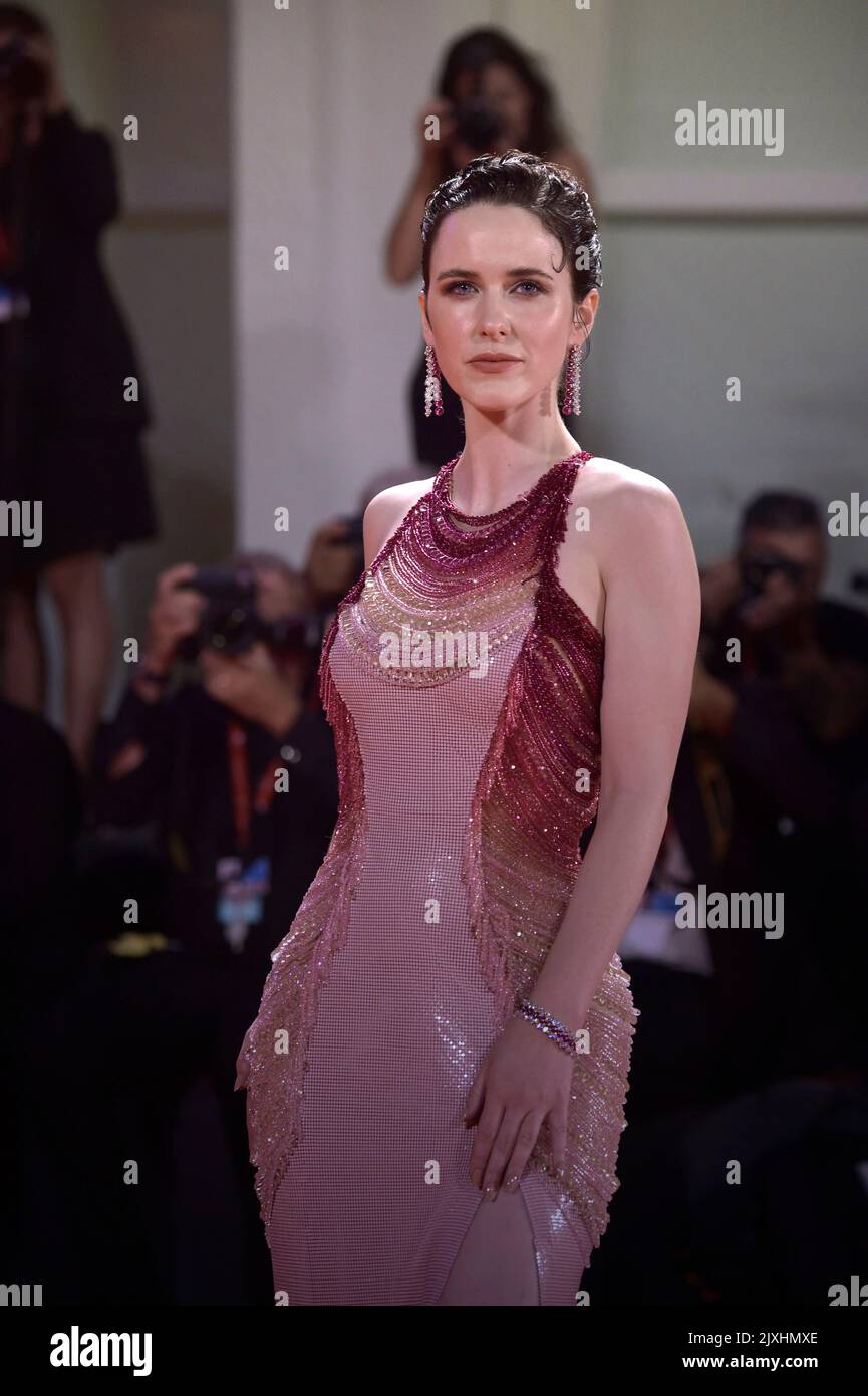 VENICE, ITALY - SEPTEMBER 06: Rachel Brosnahan attends the "Dead For A ...