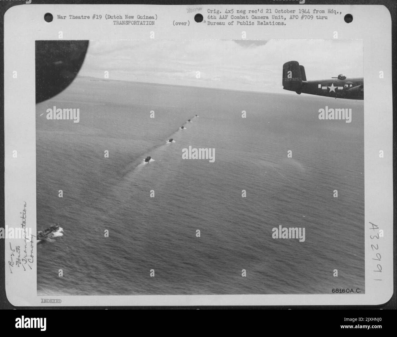 North American B-25's of the 42nd Bomb Group en route to Hollandia in ...