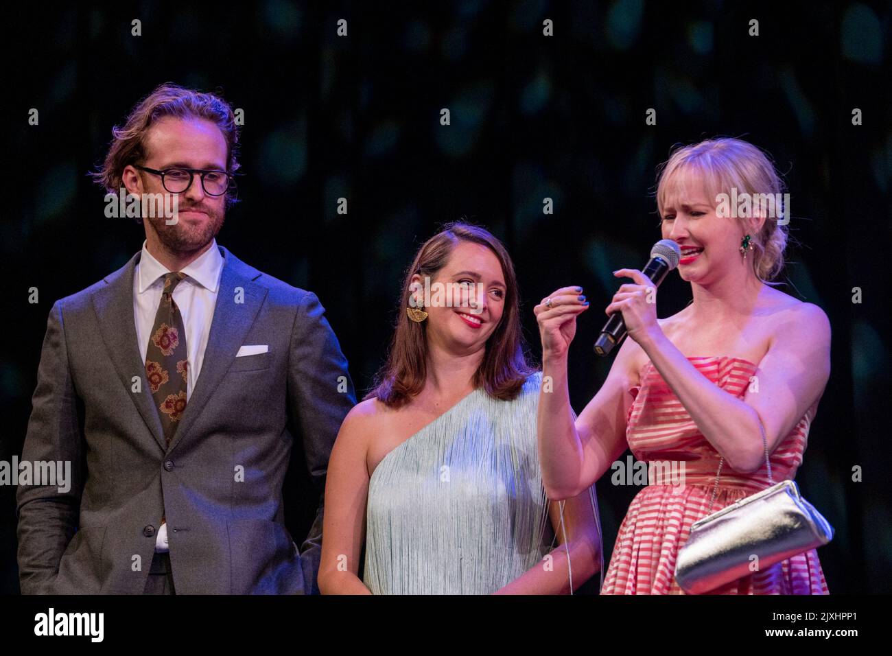 Shipwreck Comedy Group (L to R) William J. Stribling, Sarah Grace Hart ...