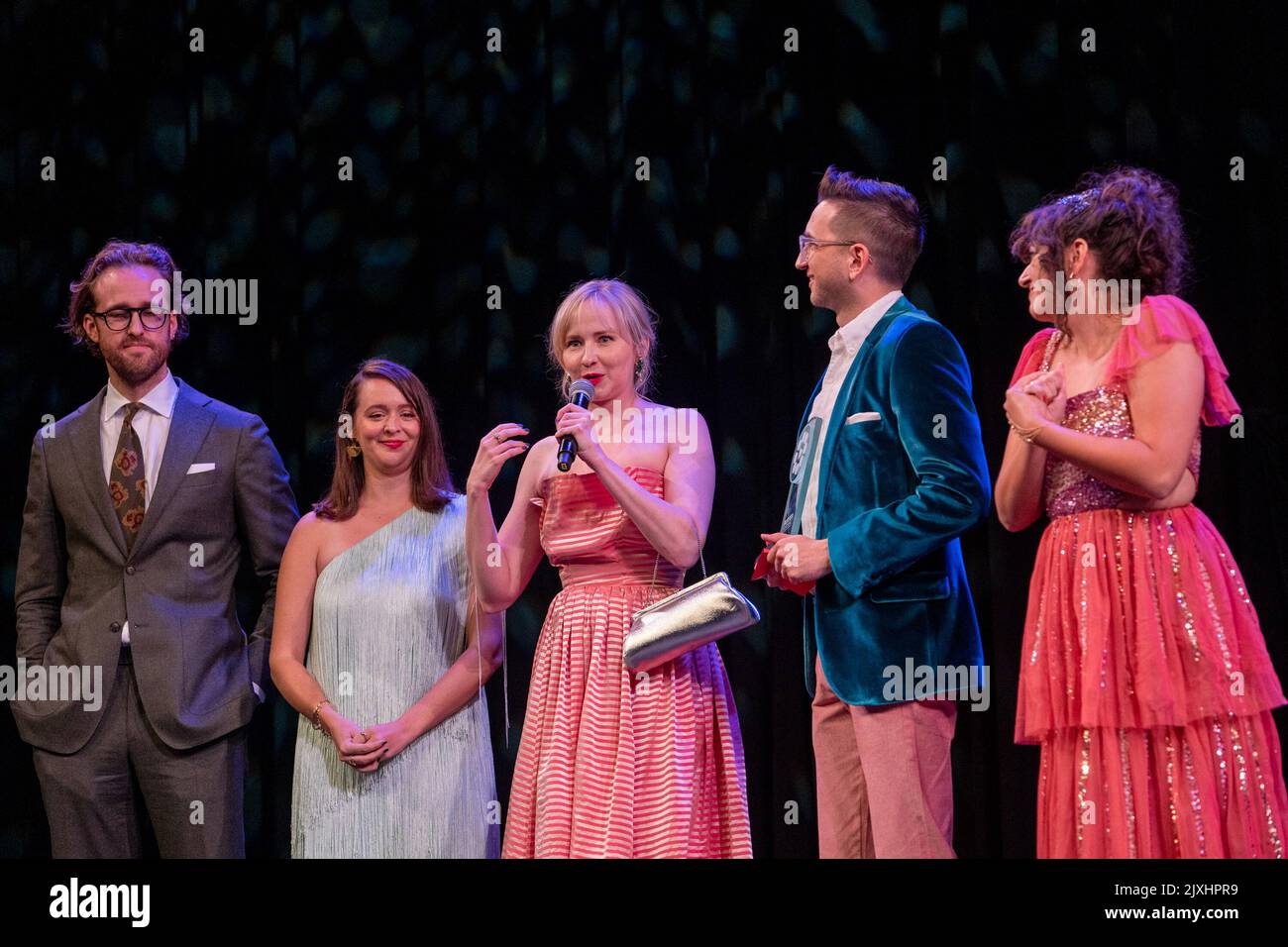 Shipwreck Comedy Group (L to R) William J. Stribling, Sarah Grace Hart ...