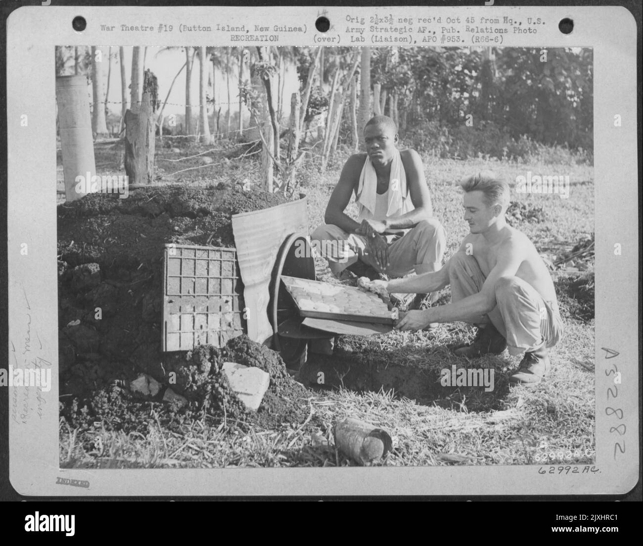 Chefs Sgt. Richard Kirkland of Leeds, Alabama (right) and Pfc. Quintin ...