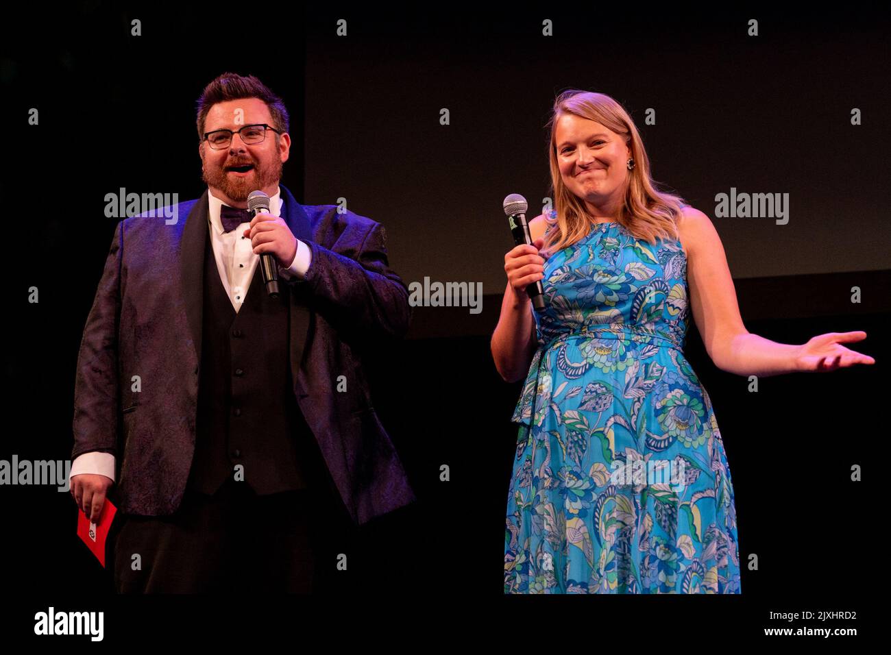 Thomas Ridgewell and Saskia Vanell at Buffer Festival Gala Screening ...