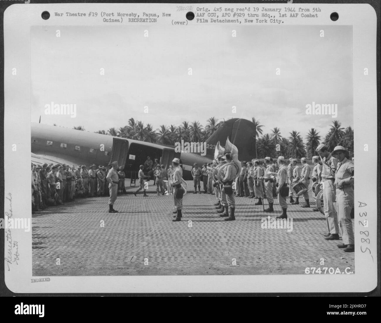 The 32nd Division Band participated in the reception for Gary Cooper ...
