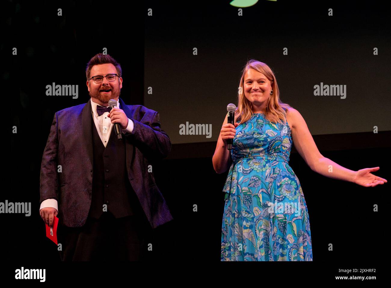Thomas Ridgewell and Saskia Vanell at Buffer Festival Gala Screening ...