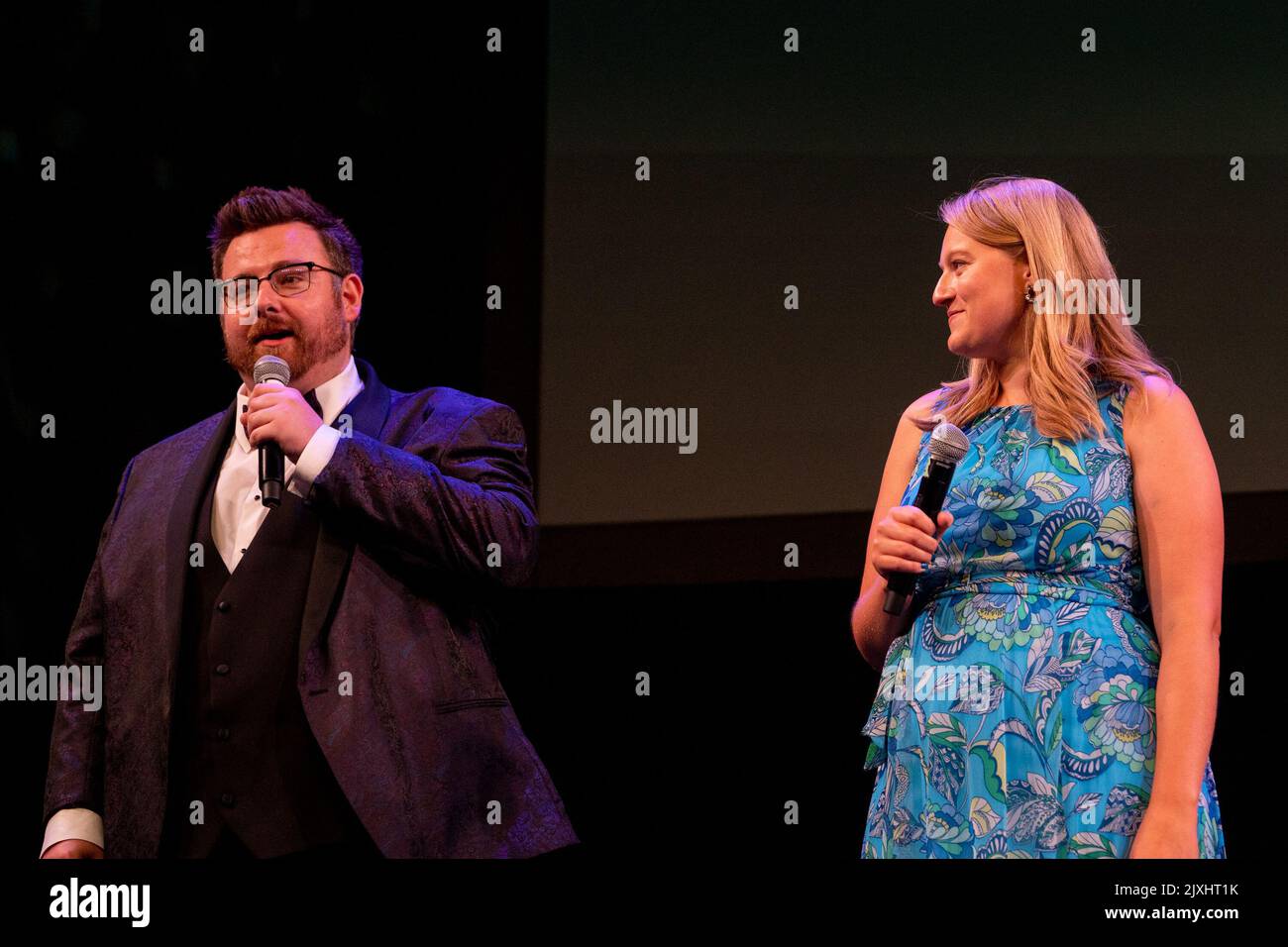 Thomas Ridgewell and Saskia Vanell at Buffer Festival Gala Screening ...