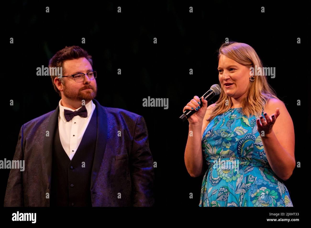 Thomas Ridgewell and Saskia Vanell at Buffer Festival Gala Screening ...