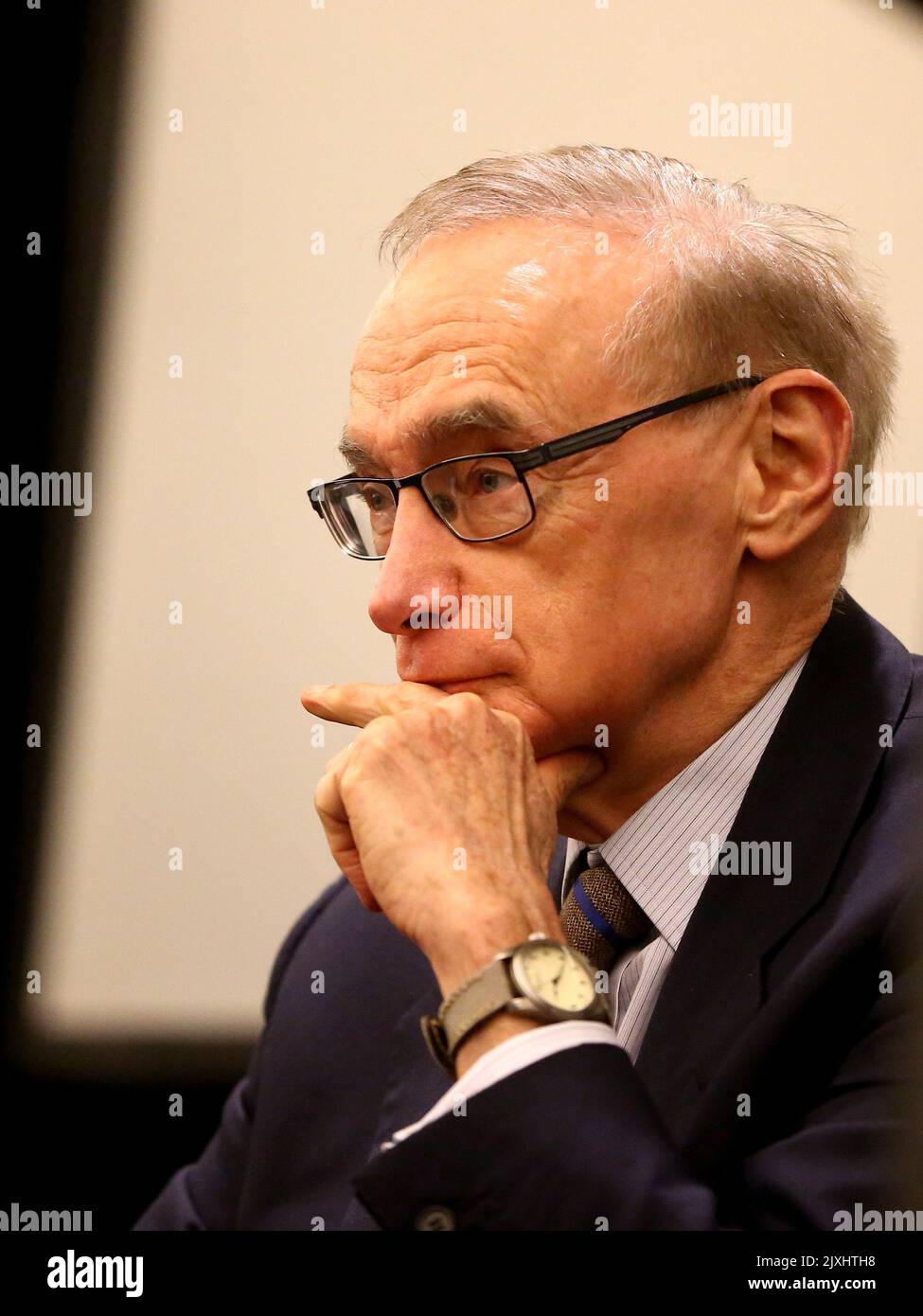 Former Foreign Minister and NSW Premier Bob Carr looks on prior to the ...