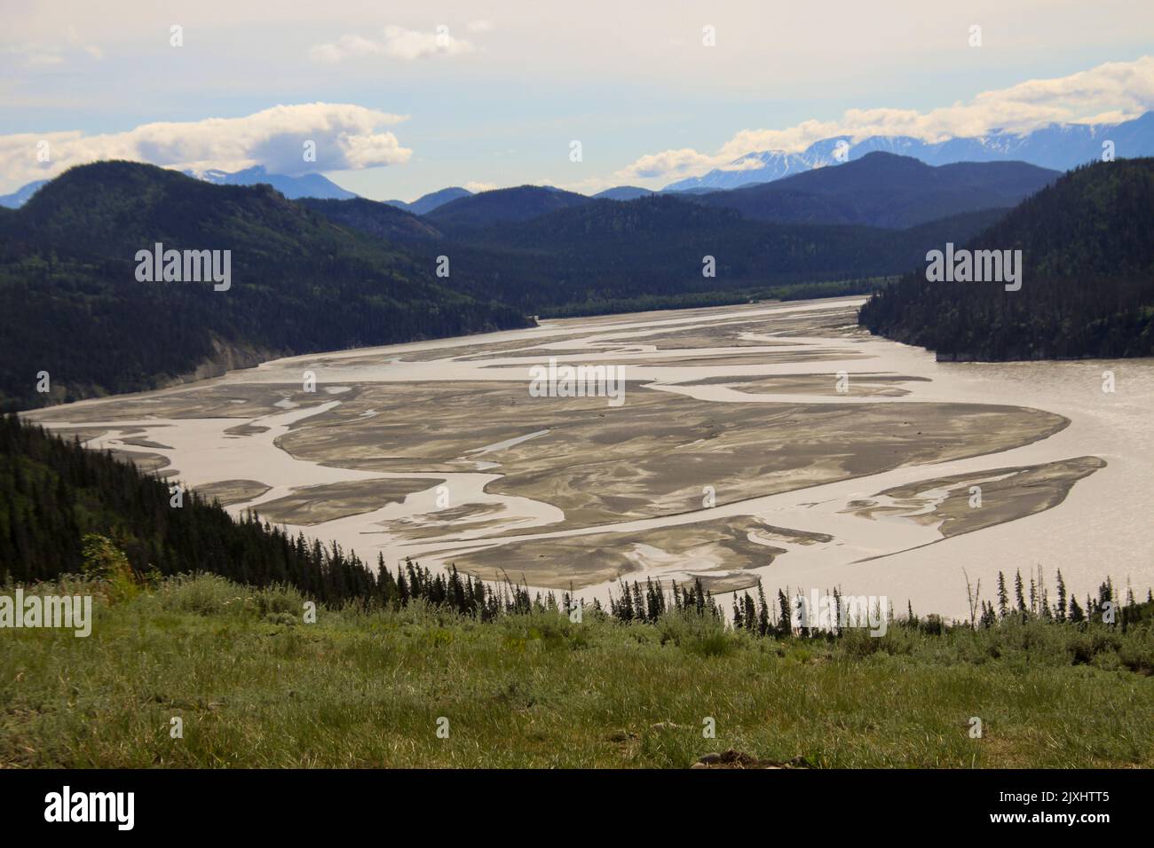Kuskulana River, near Kennecott mines, McCarthy, Alaska, USA Stock ...